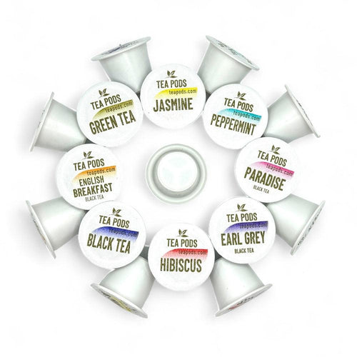 Variety Pack Tea Pods, compatible with Nespresso OriginalLine machines